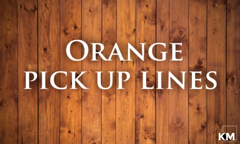 40+ Best Orange Pick Up Lines - Kenyan Magazine